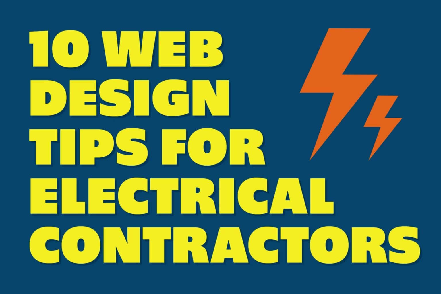 10 Web Design Tips for Electrical Contractors | Get Electrical ...